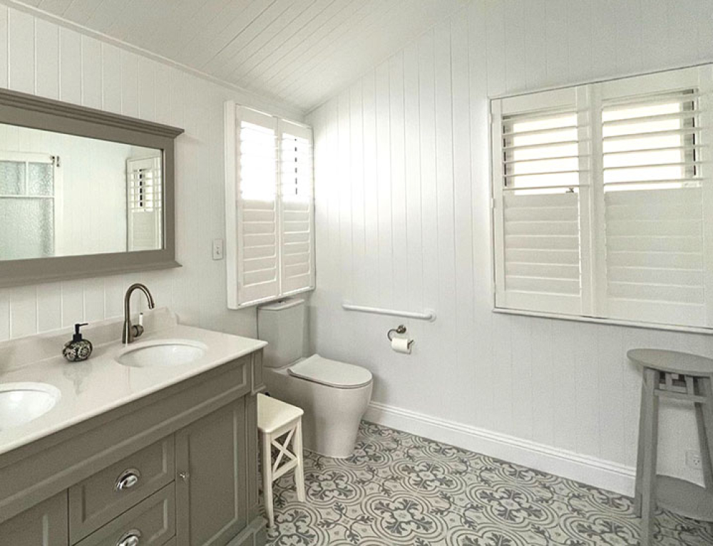 Shaped Plantation PVC Shutters - Uniqued Shaped Windows